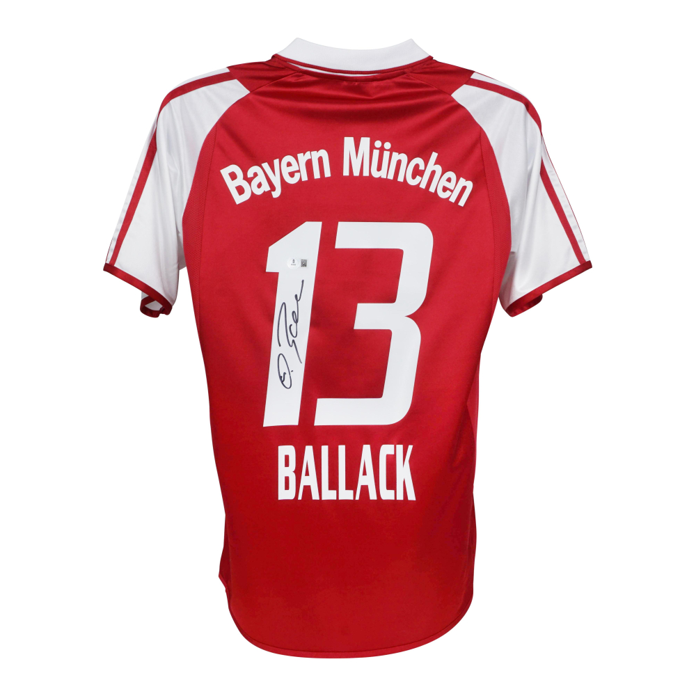 Michael Ballack Signed Bayern Munich Adidas Authentic Jersey (Beckett ...