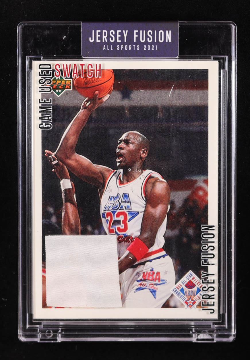 Michael Jordan 2021 Jersey Fusion Game Used Swatch #NN | Pristine Auction