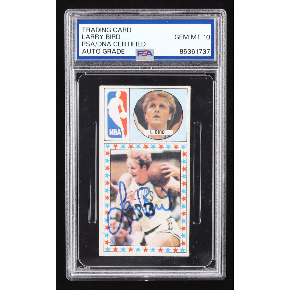 Larry Bird Signed 1986 MacGregor #160 (PSA | Autograph Grade 10 ...