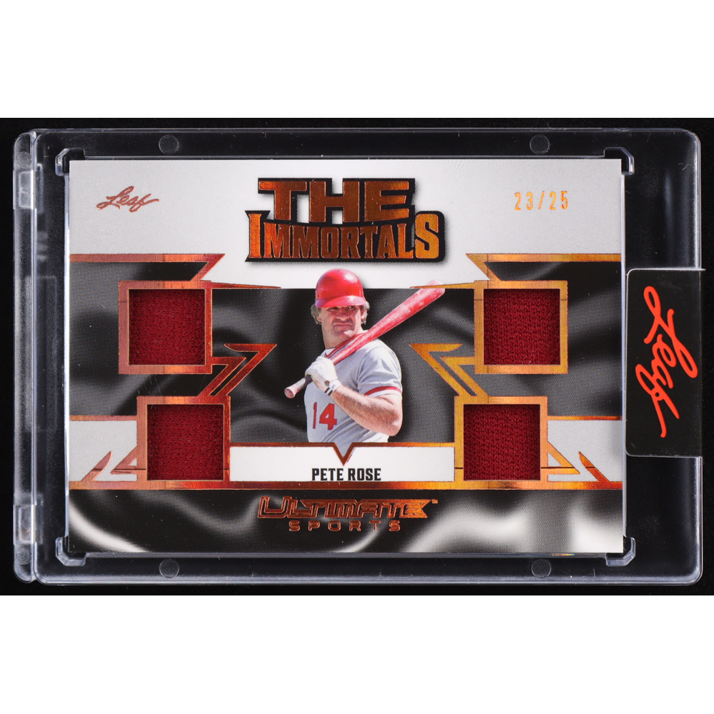 Pete Rose 2024 Leaf Ultimate Sports The Immortals Bronze Spectrum ...