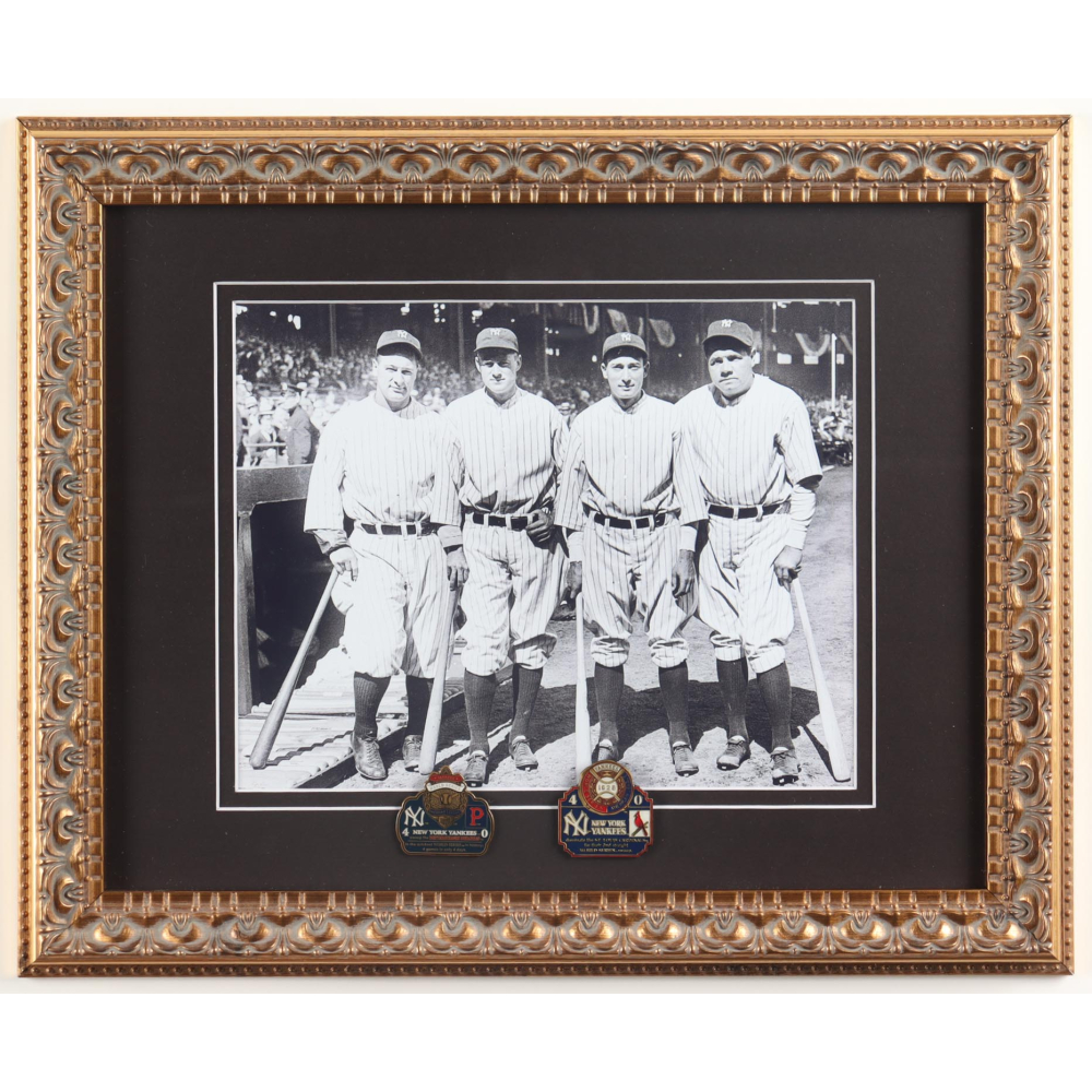 1927 Yankees "Murderers Row" Custom Framed Photo Display with Official ...
