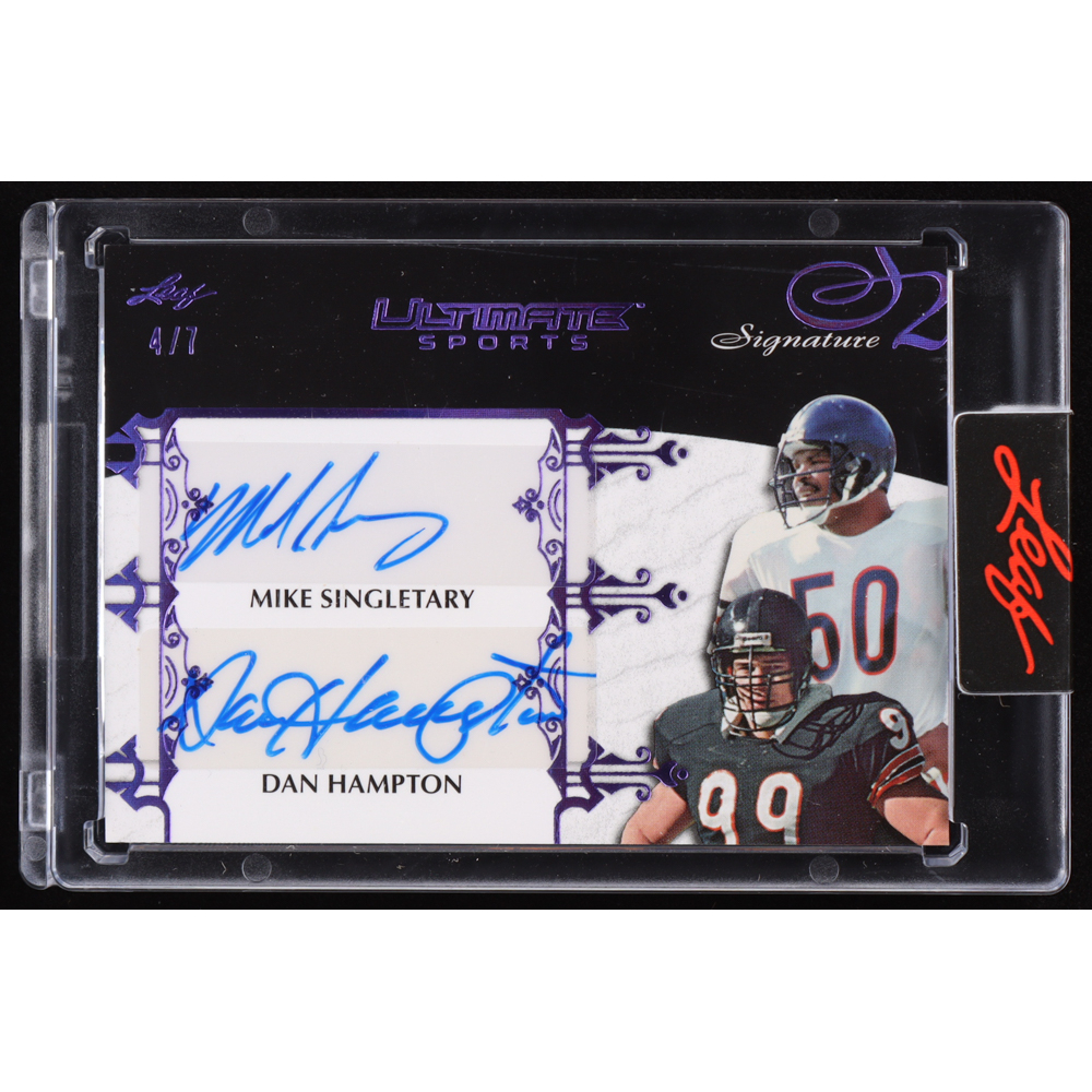 Mike Singletary / Dan Hampton 2024 Leaf Ultimate Sports Ultimate ...