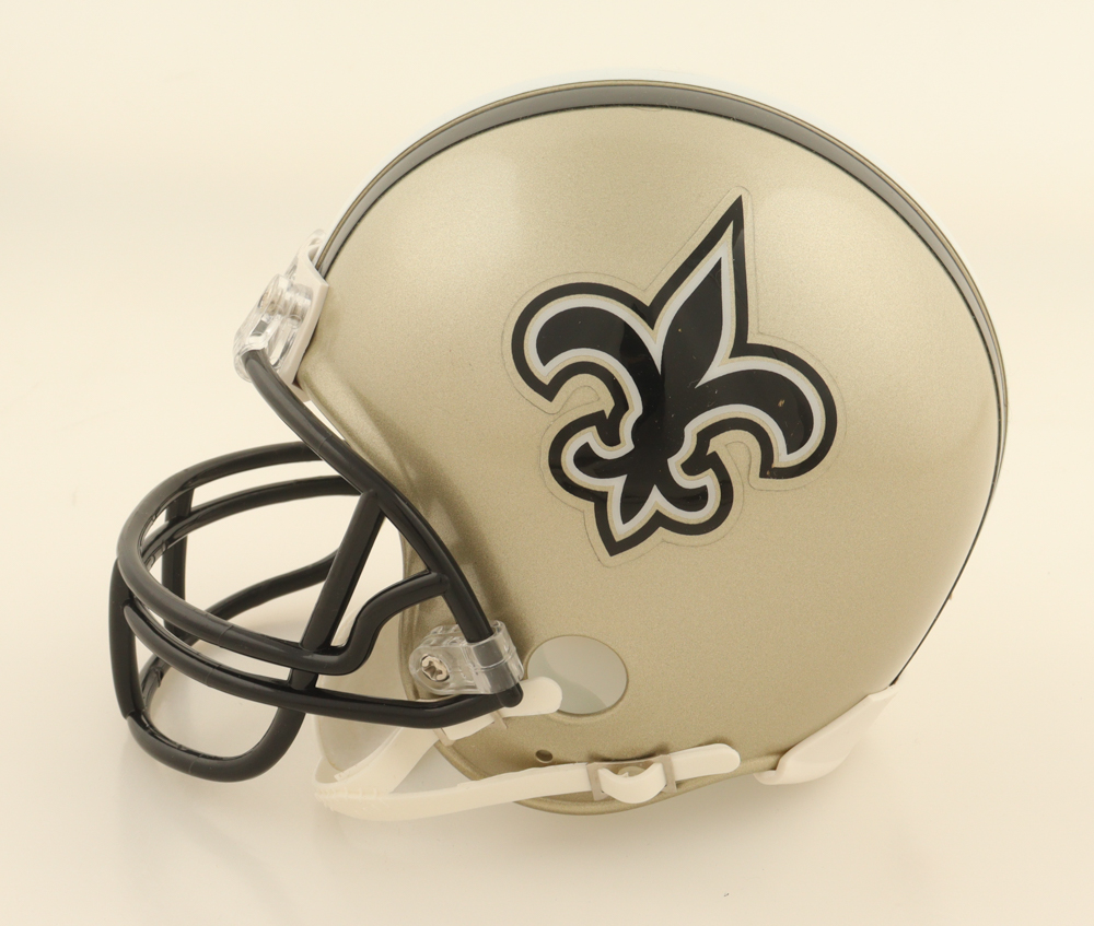 Derek Carr Signed Saints Mini Helmet (Beckett) | Pristine Auction