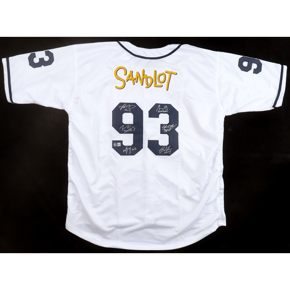 Jersey Cast-Signed by (6) with Tom Guiry, Chauncey Leopardi, Marty York ...