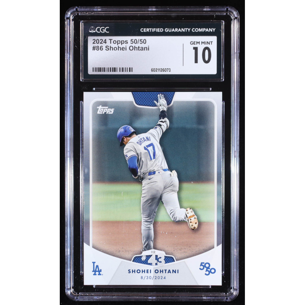 Shohei Ohtani 2024 Topps 50/50 #86 (CGC 10) | Pristine Auction