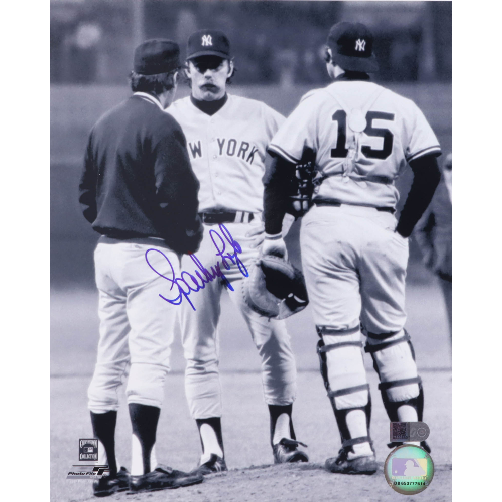 Sparky Lyle Signed Yankees 8x10 Photo (AIV) | Pristine Auction
