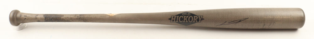 Junior Caminero Signed Game-Used Old Hickory Pro Baseball Bat (JSA ...