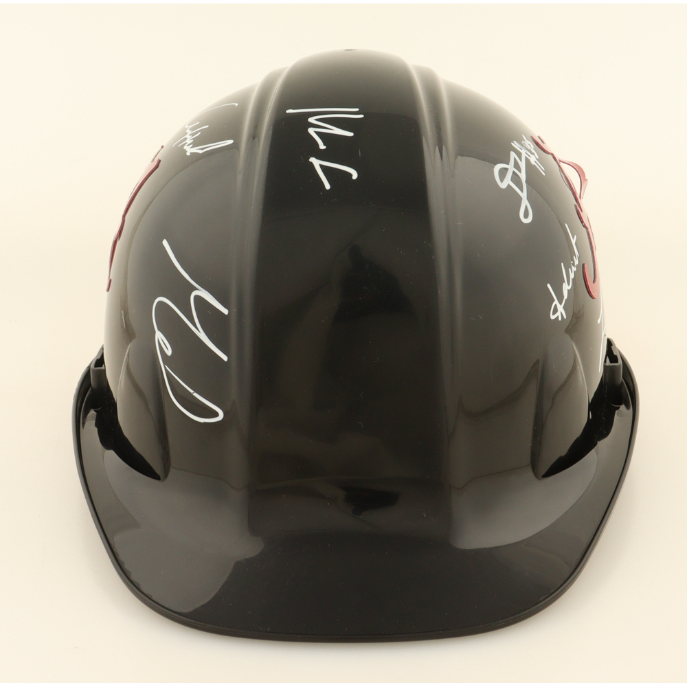 2025 Alabama Crimson Tide Hard Hat Team-Signed by (9) with Mark Sears ...