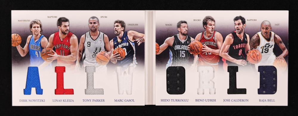 Beno Udrih / Dirk Nowitzki / Hedo Turkoglu / Jose Calderon / Linas ...