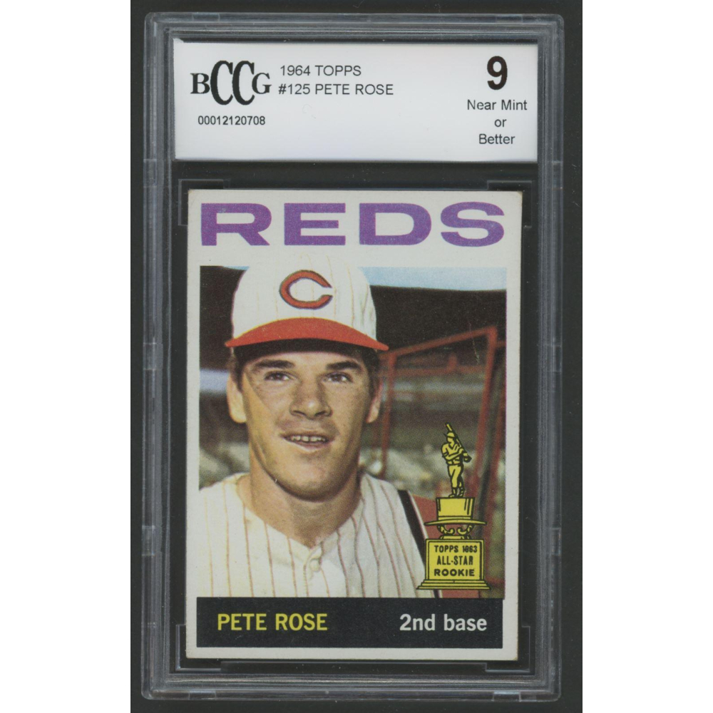 Pete Rose 1964 Topps #125 (BCCG 9) | Pristine Auction