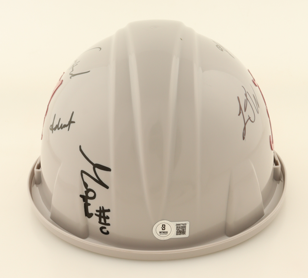 2025 Alabama Crimson Tide Hard Hat Team-Signed by (9) with Mark Sears ...
