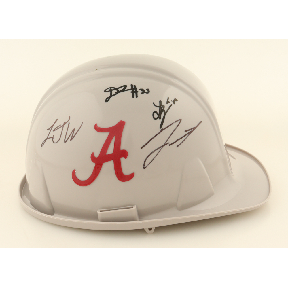 2025 Alabama Crimson Tide Hard Hat Team-Signed by (9) with Mark Sears ...