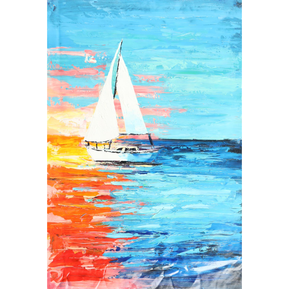 "Life's Journey" 29x30 Original Oil Painting on Linen by Rodney Weng ...