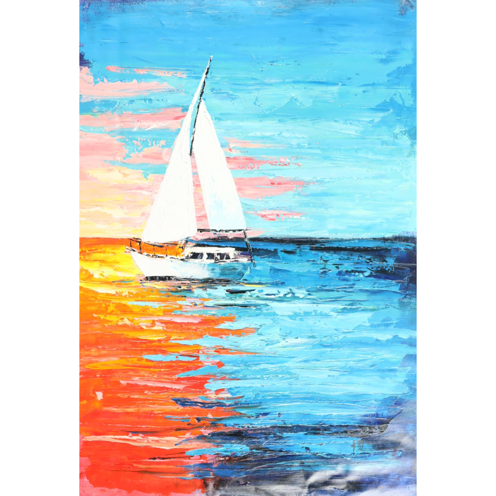 "Life's Journey" 29x30 Original Oil Painting on Linen by Rodney Weng ...