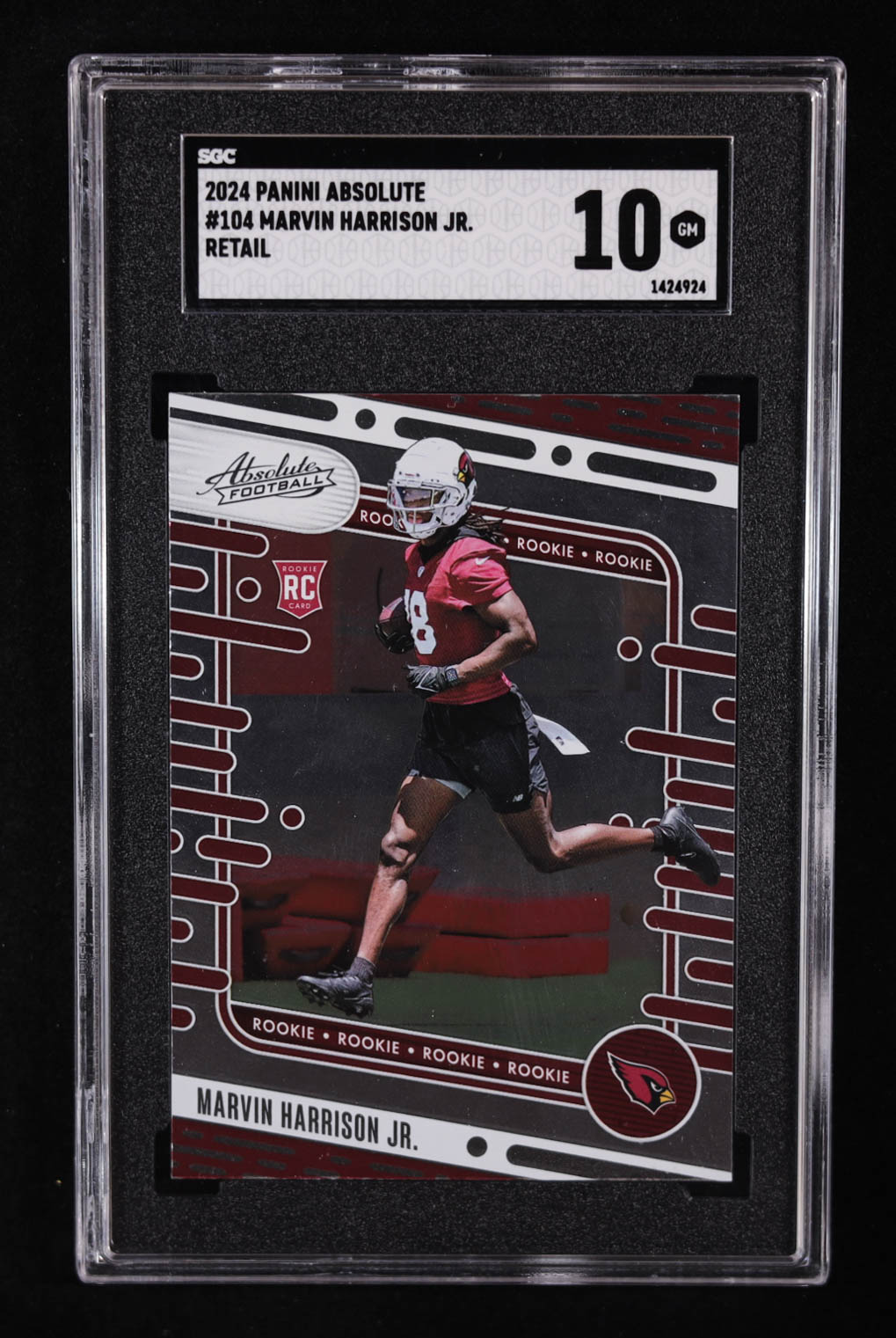 Marvin Harrison Jr. 2024 Absolute #104 RC (SGC 10) | Pristine Auction