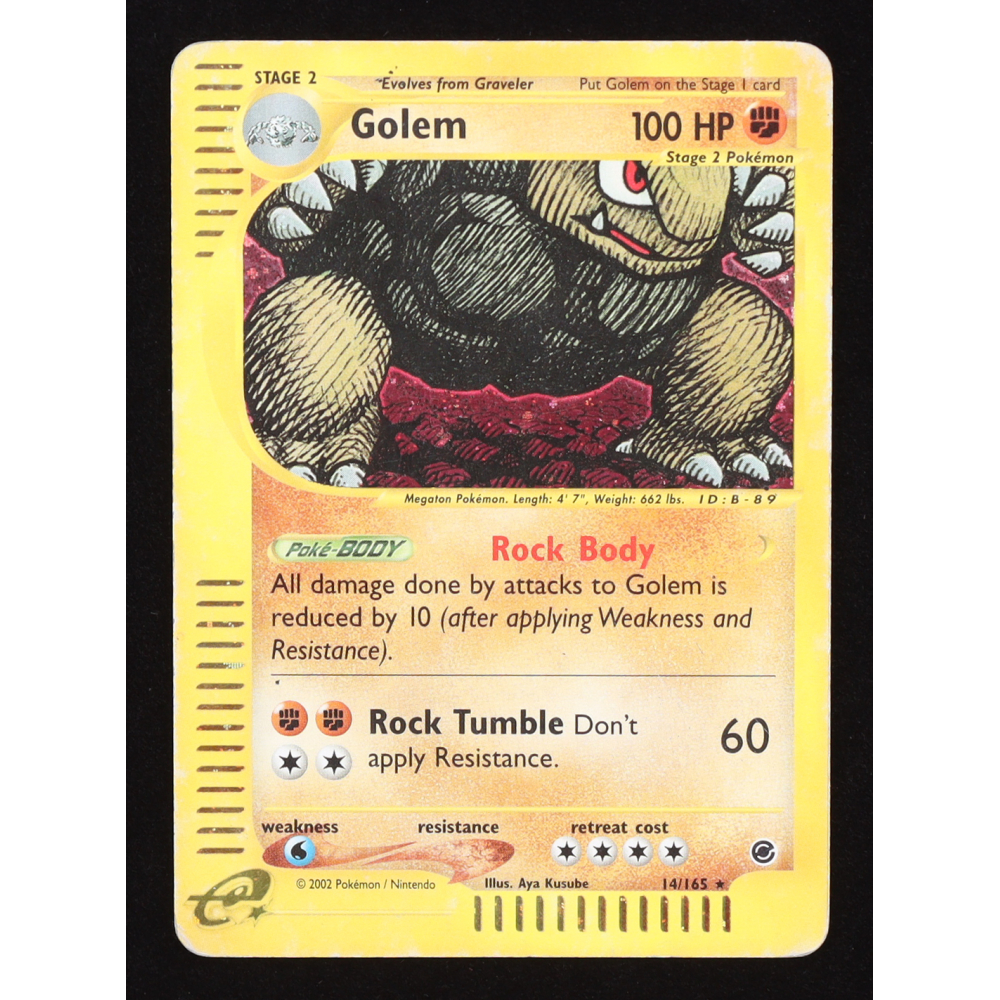 Golem 2002 Pokemon-e Expedition Base Set #14 HOLO | Pristine Auction