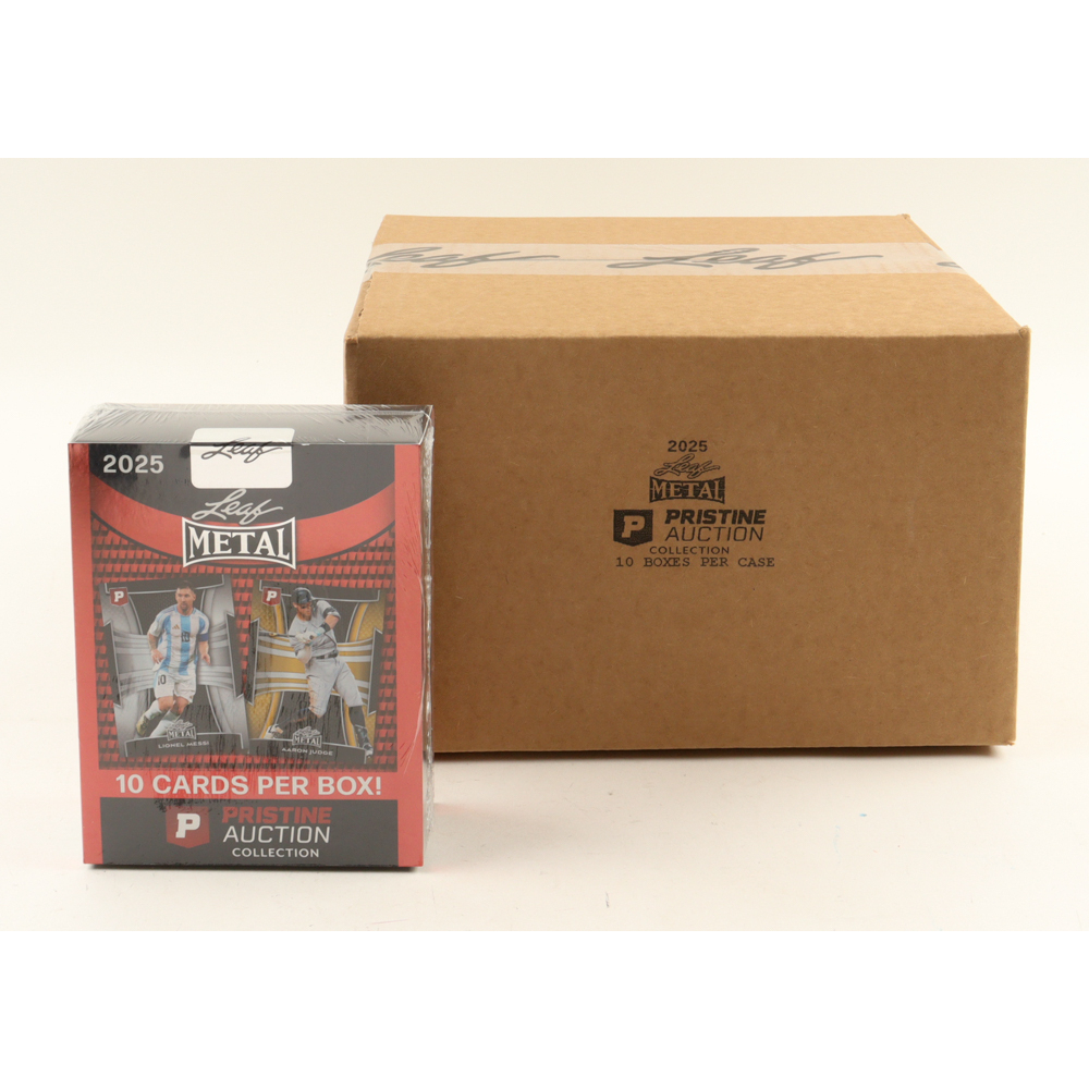 2025 Leaf Metal Pristine Auction Collection Case with (10) Boxes | Pristine Auction