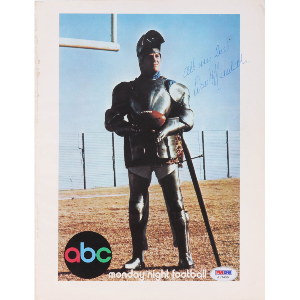 Don Meredith Signed 8.5x11 Photo (PSA) | Pristine Auction