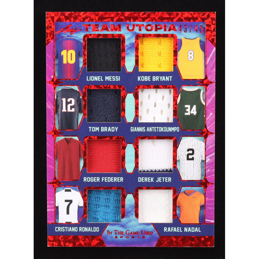 2022 Leaf ITG Used Sports Team Utopia Red Pattern #TU14 #43/45 Lionel ...