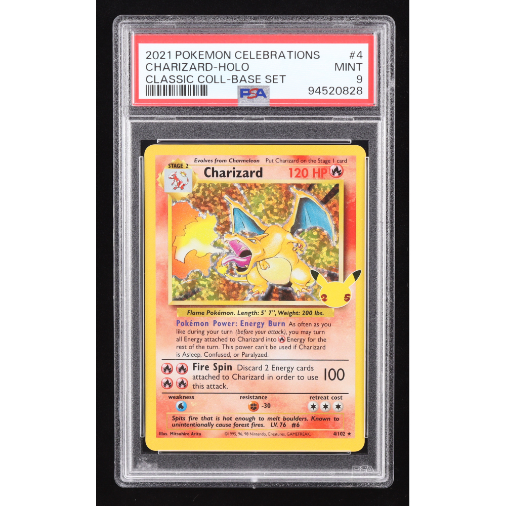 Charizard 2021 Pokemon Celebrations Classic Collection Confetti ...
