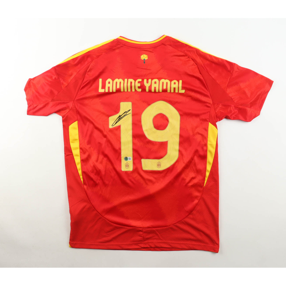 Lamine Yamal Signed Spain Adidas Authentic Jersey (Beckett) | Pristine Auction