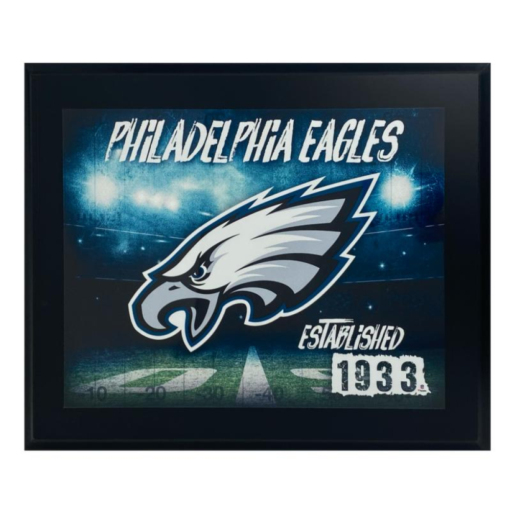 Eagles Logo Sublimated Plaque | Pristine Auction