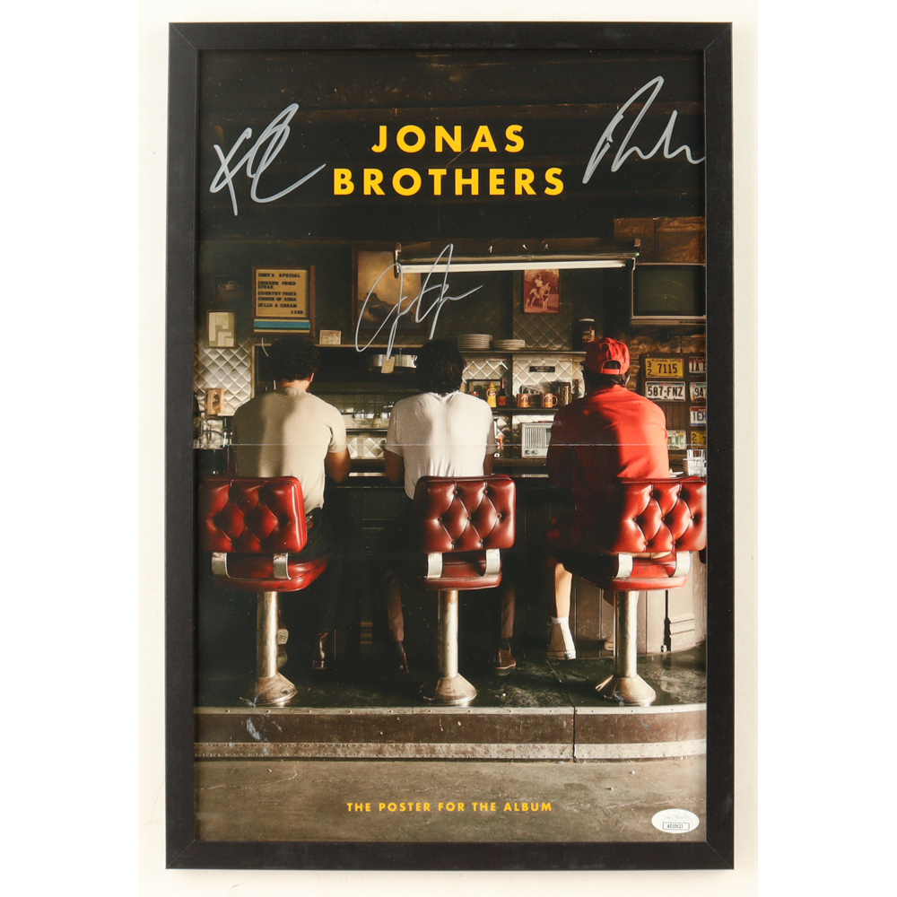 Kevin Jonas, Joe Jonas & Nick Jonas Signed "The Album" Custom Framed ...