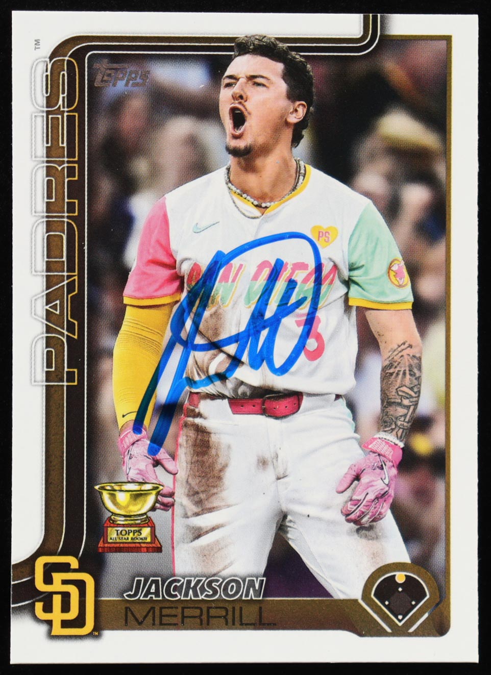 Jackson Merrill Signed 2025 Topps #125 (JSA) | Pristine Auction