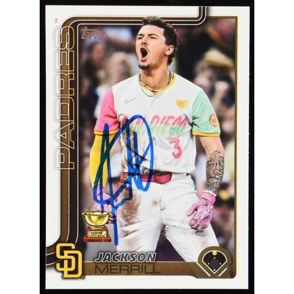 Jackson Merrill Signed 2025 Topps #125 (JSA) | Pristine Auction