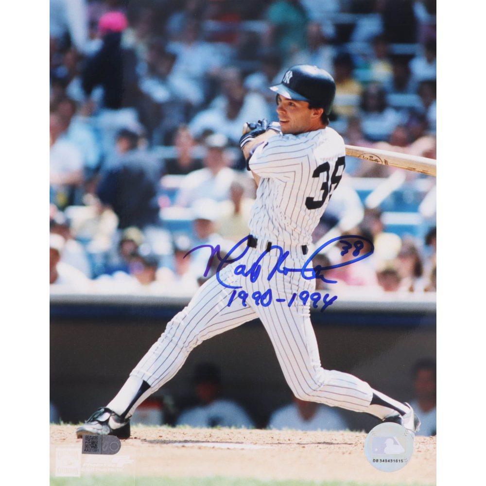Matt Nokes Signed Yankees 8x10 Photo Inscribed "1990-1994" (AIV ...