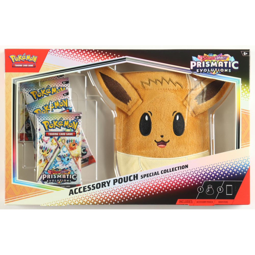 Pokemon TCG Scarlet & Violet Prismatic Evolutions Accessory Pouch ...