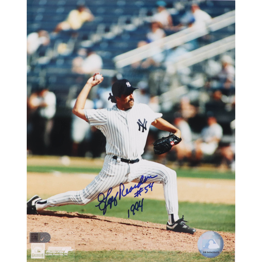 Jeff Reardon Signed Yankees 8x10 Photo Inscribed "1994" (AIV ...