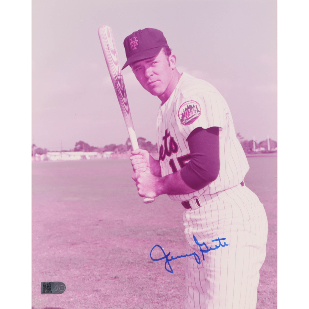 Jerry Grote Signed Mets 8x10 Photo (AIV) | Pristine Auction