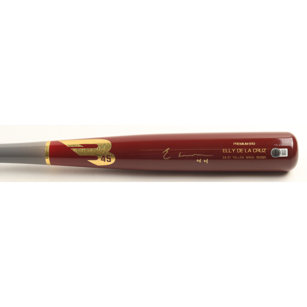 Elly De La Cruz Signed B45 Player Model Baseball Bat (Beckett ...
