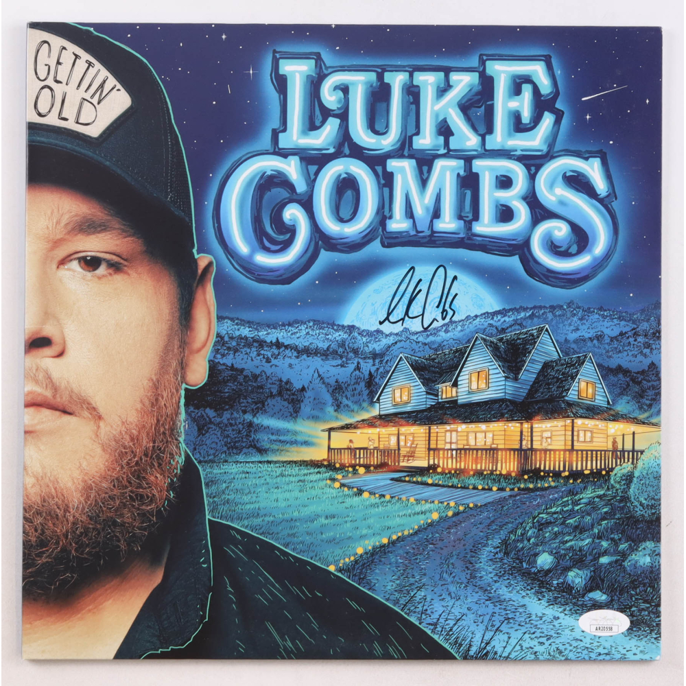 Luke Combs Signed "Gettin' Old" Vinyl Record Album Cover (JSA ...