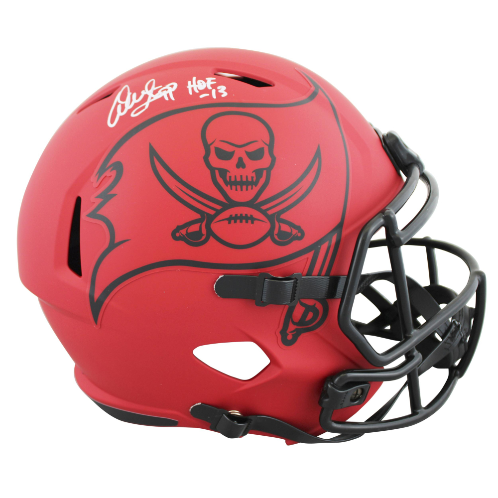Warren Sapp Signed Buccaneers Full-Size Rave Alternate Speed Helmet ...