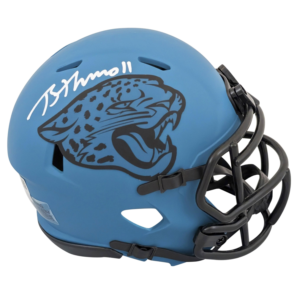 Brian Thomas Jr. Signed Jaguars Rave Alternate Speed Mini Helmet ...