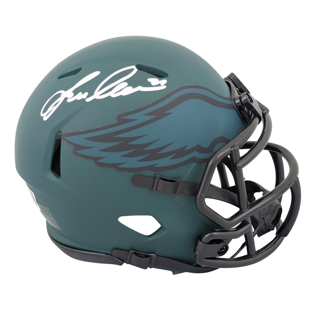 Eric Allen Signed Eagles Rave Alternate Speed Mini Helmet (Beckett ...