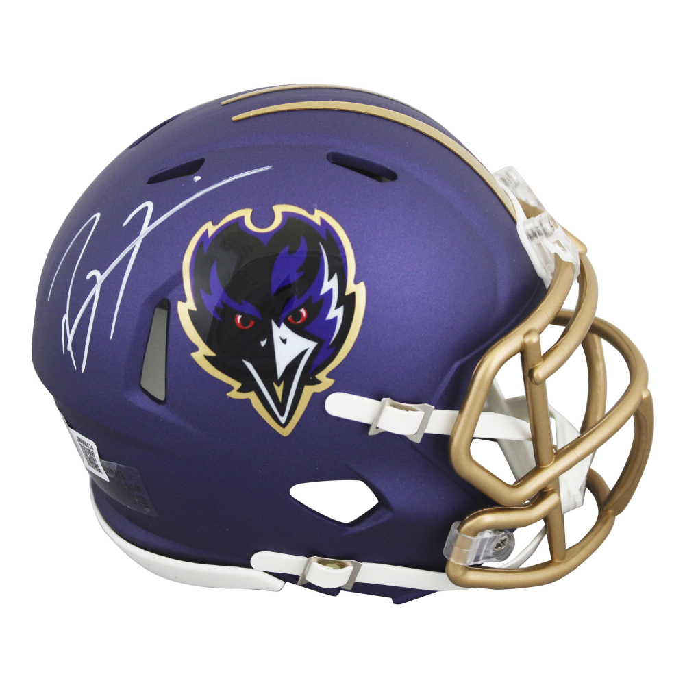 Ray Lewis Signed Ravens Speed Mini Helmet (Beckett) | Pristine Auction