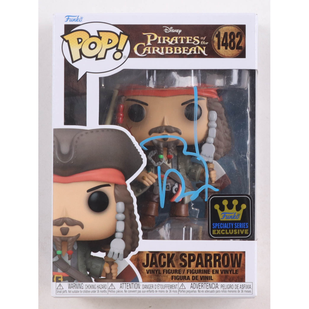Johnny Depp Signed "Pirates of the Caribbean" #1482 Jack Sparrow Funko ...