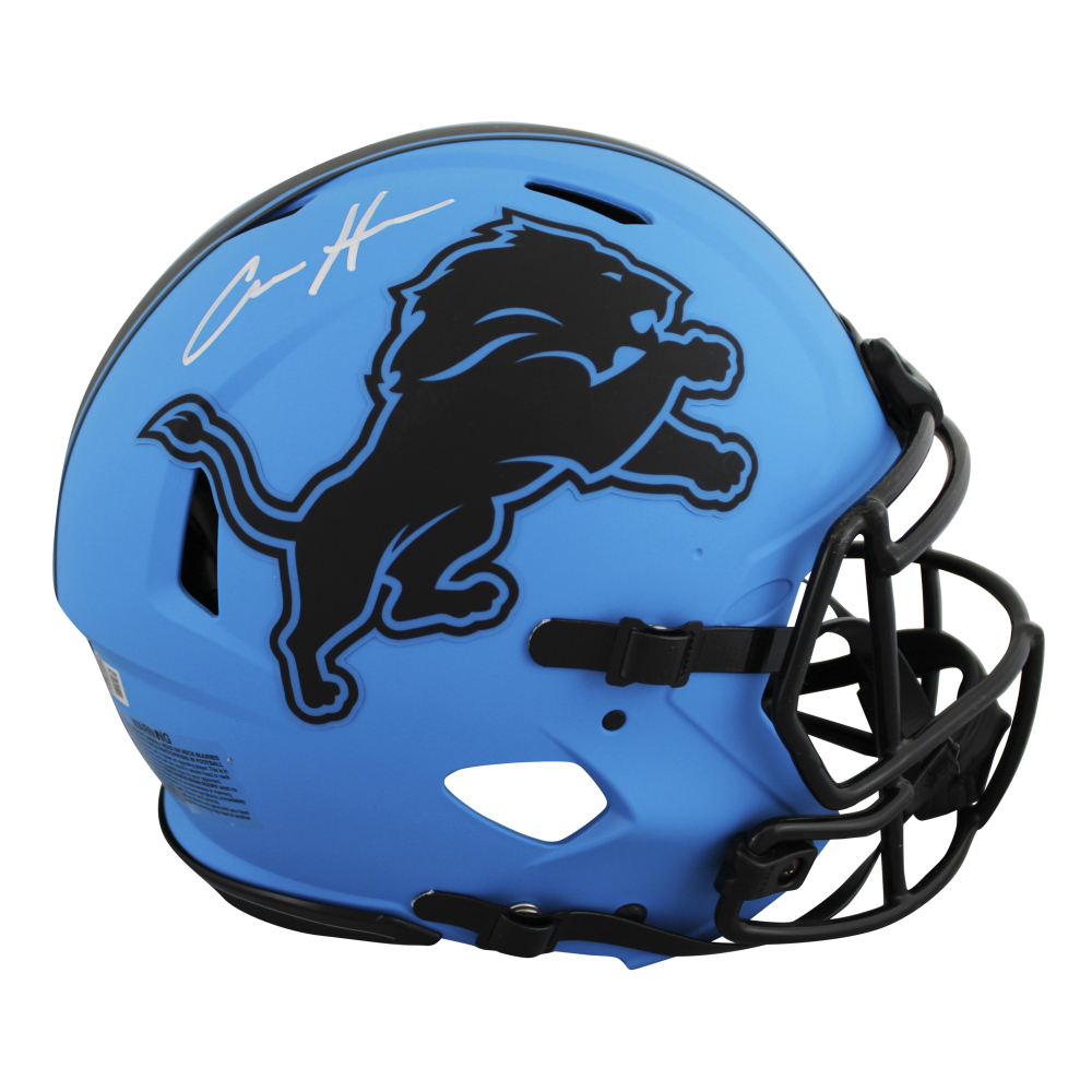 Aidan Hutchinson Signed Lions Full-Size Authentic On-Field Rave ...