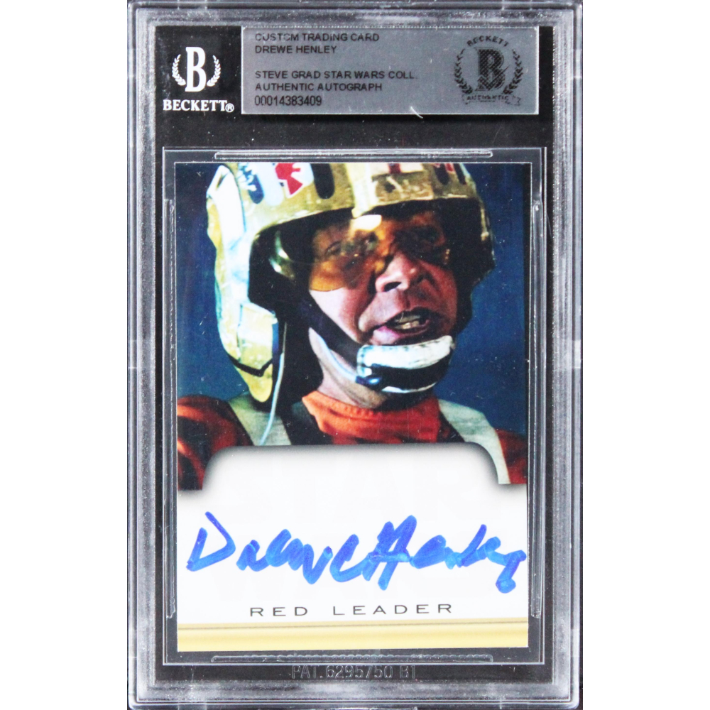 Drewe Henley Signed "Star Wars" Custom Trading Card (BGS) | Pristine ...