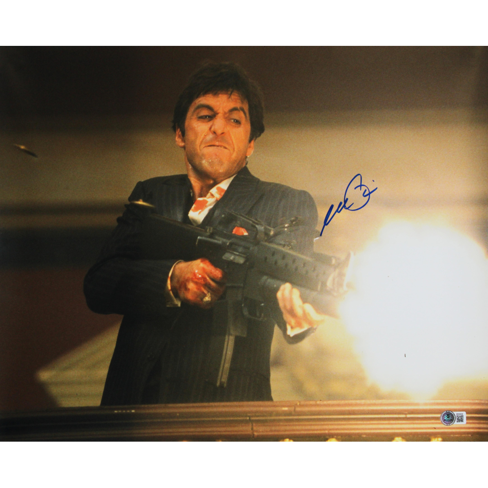 Al Pacino Signed "Scarface" 16x20 Photo (Beckett) | Pristine Auction
