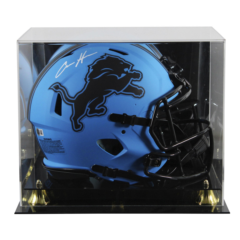 Aidan Hutchinson Signed Lions Full-Size Authentic On-Field Rave ...