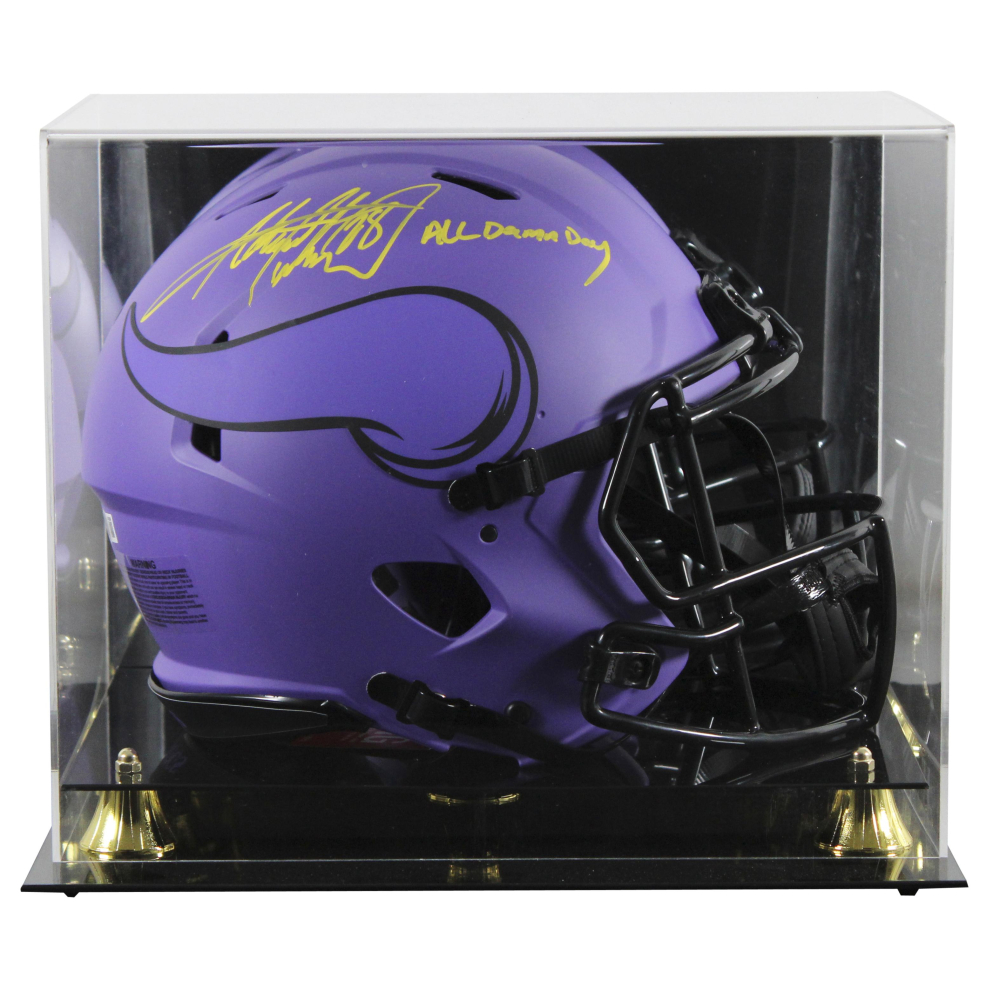 Adrian Peterson Signed Vikings Full-Size Authentic On-Field Rave ...