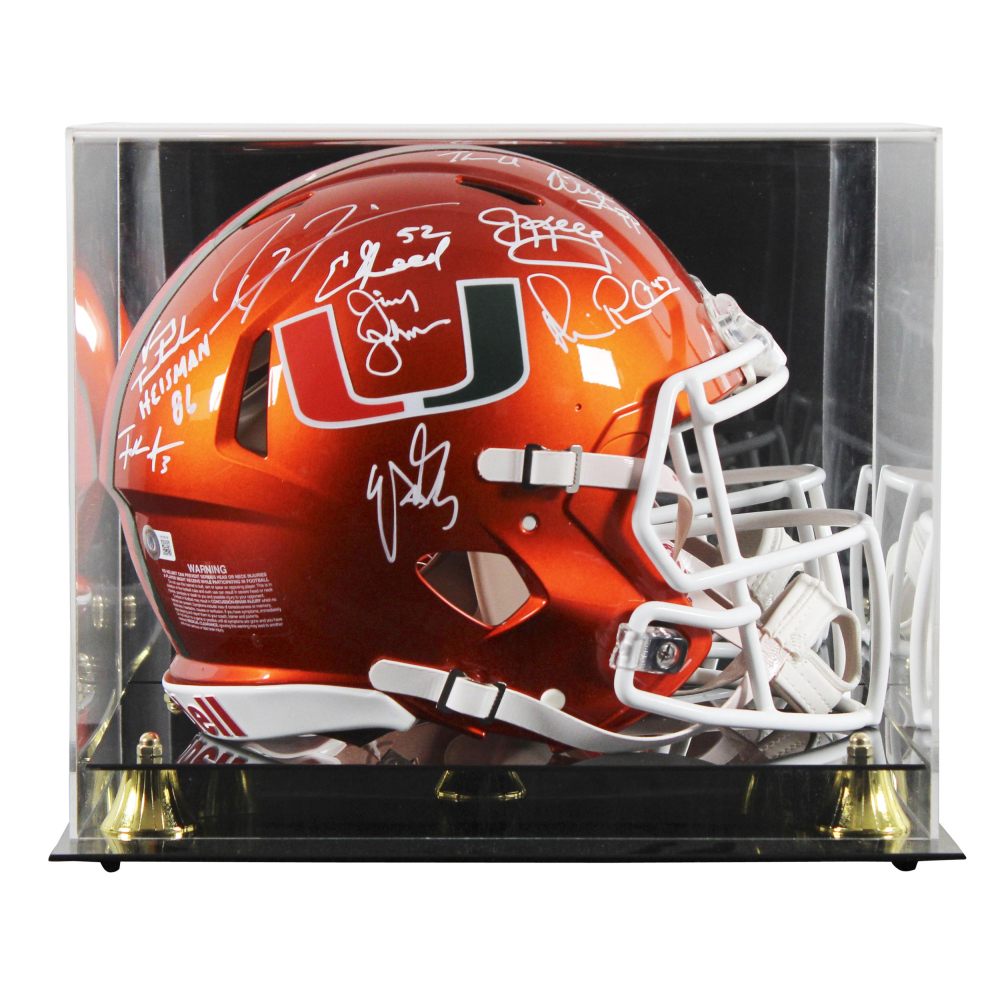 Miami Hurricanes Full-Size Authentic On-Field Flash Alternate Speed ...
