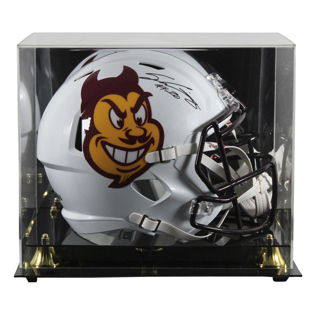Sam Leavitt Signed Arizona State Sun Devils Full-Size Speed Helmet with ...