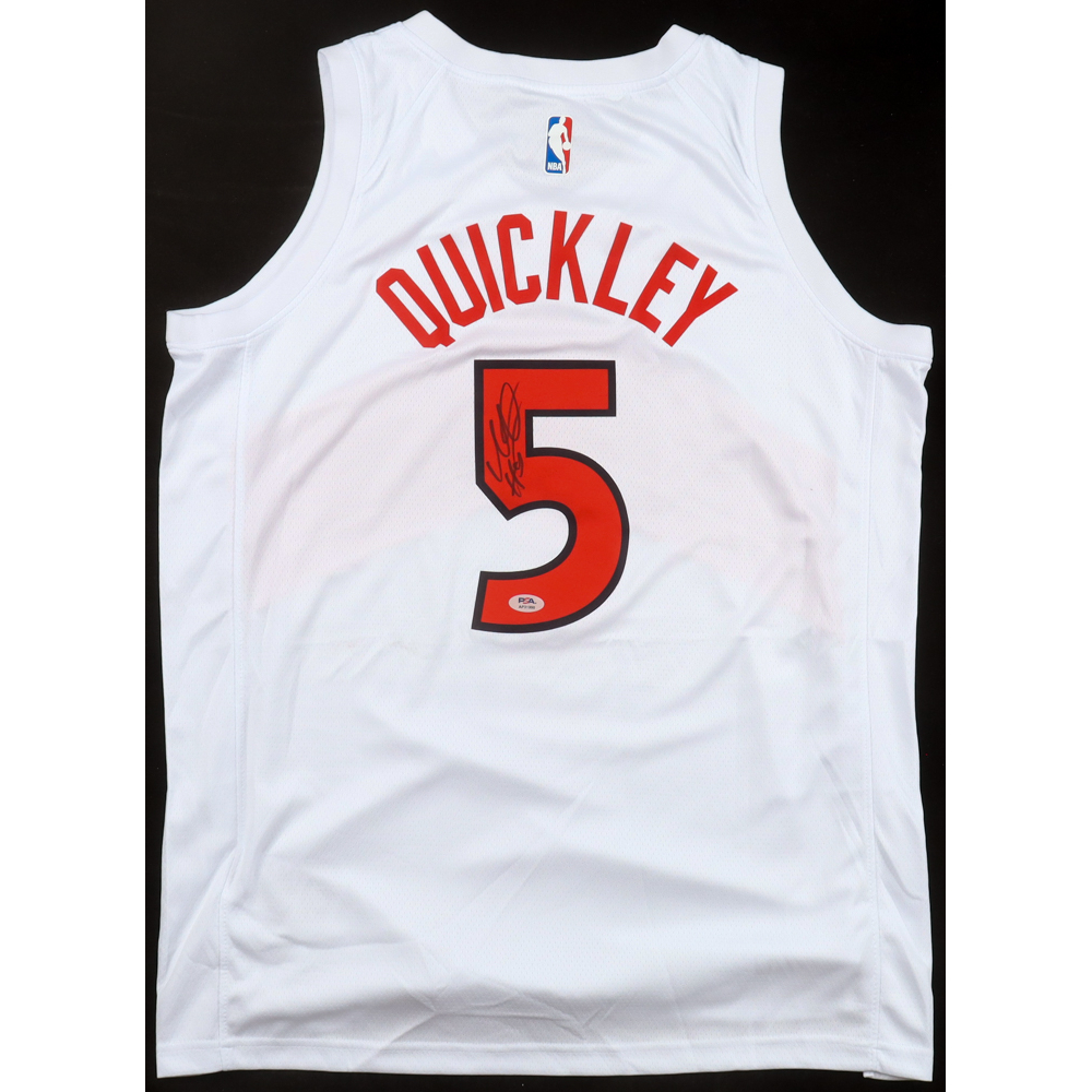 Immanuel Quickley Signed Raptors Nike Authentic Jersey (PSA) | Pristine ...