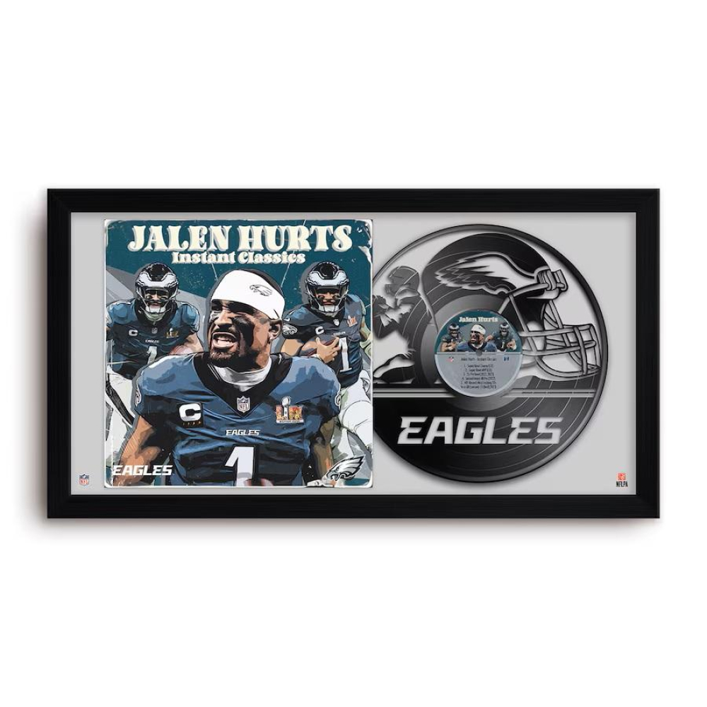 Jalen Hurts Eagles Custom Framed "Album" Photo Display | Pristine Auction