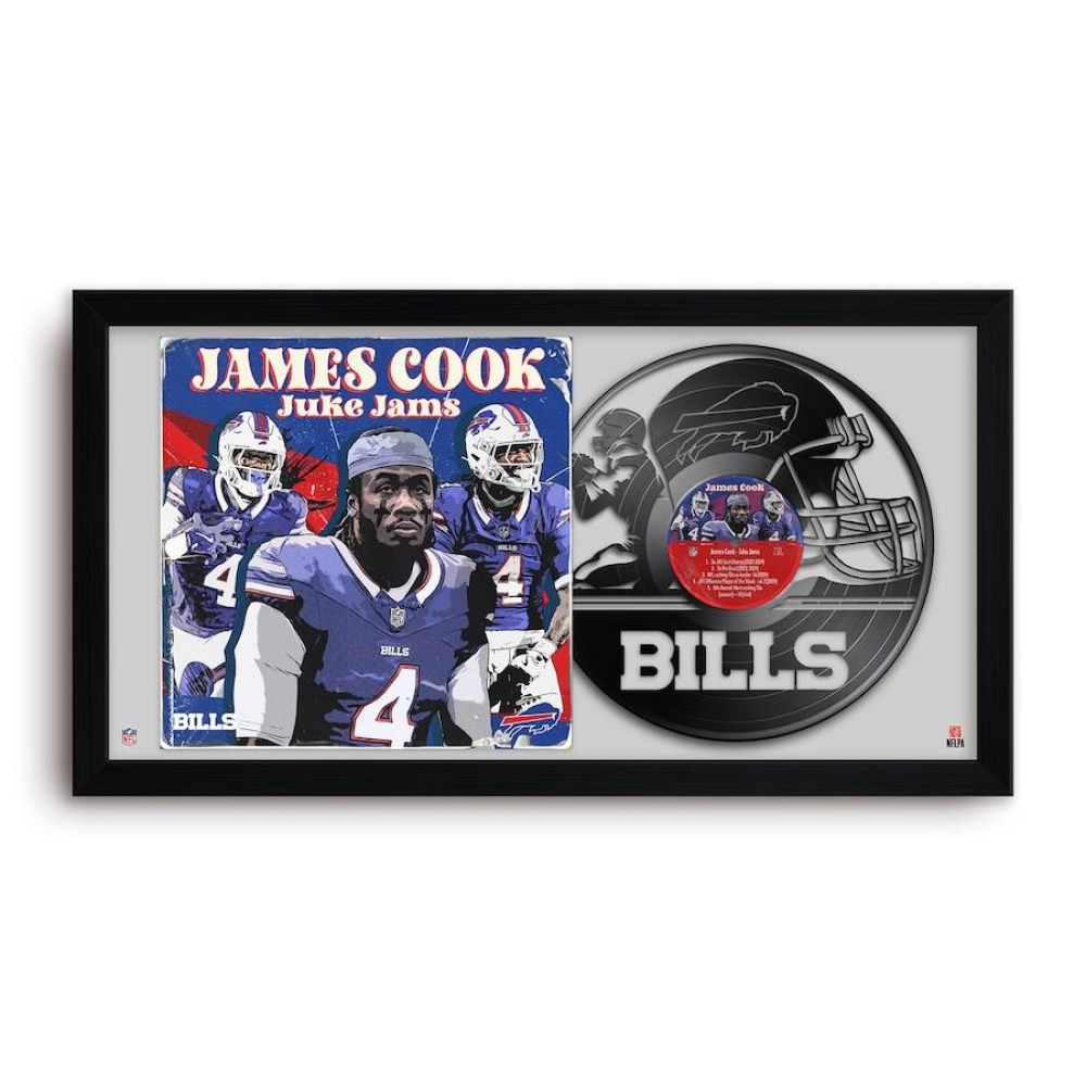 James Cook Bills Custom Framed "Album" Photo Display | Pristine Auction